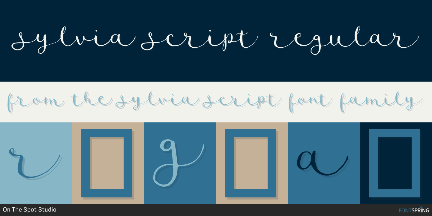 Fonts similar to Sylvia Script