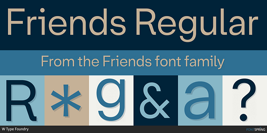 Fonts similar to Friends