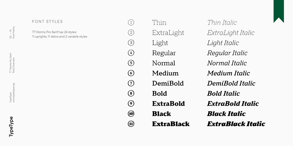 TT Norms® Pro Serif Font