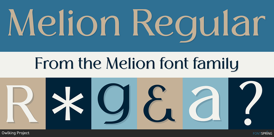 Melion Regular Font