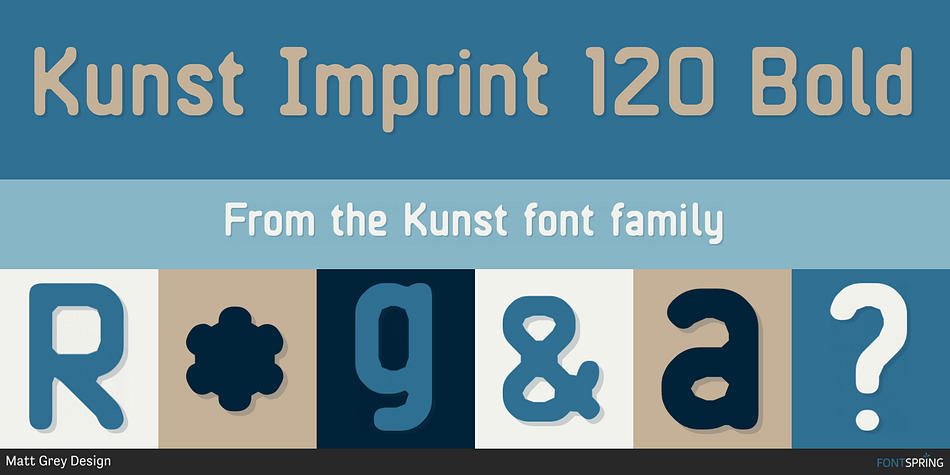 Kunst Imprint Font