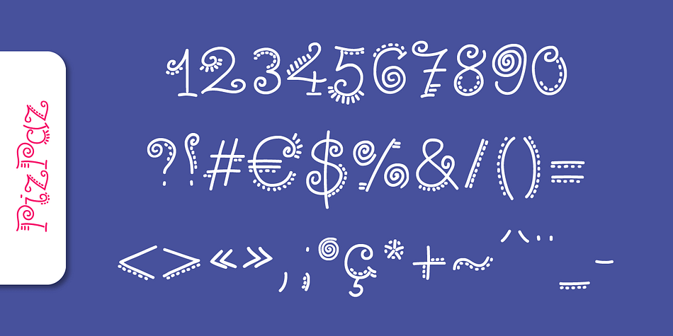 PizPaz Handwriting Font