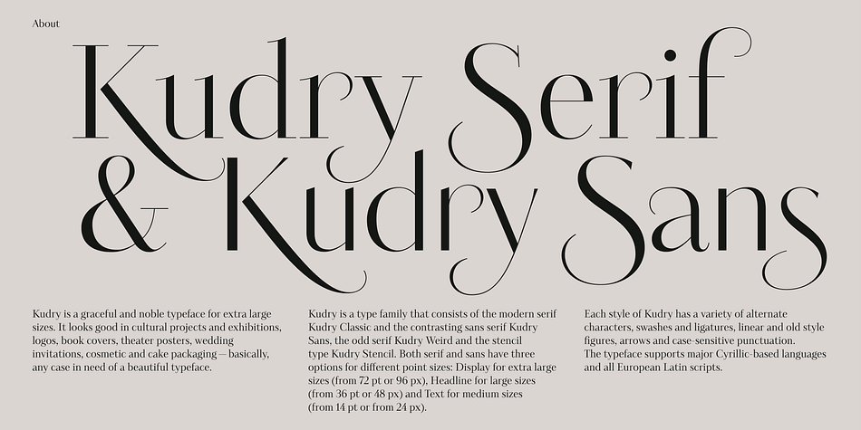 Kudry Font