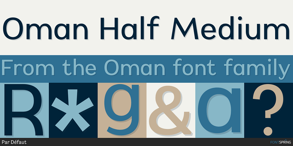 Oman Half Medium Font