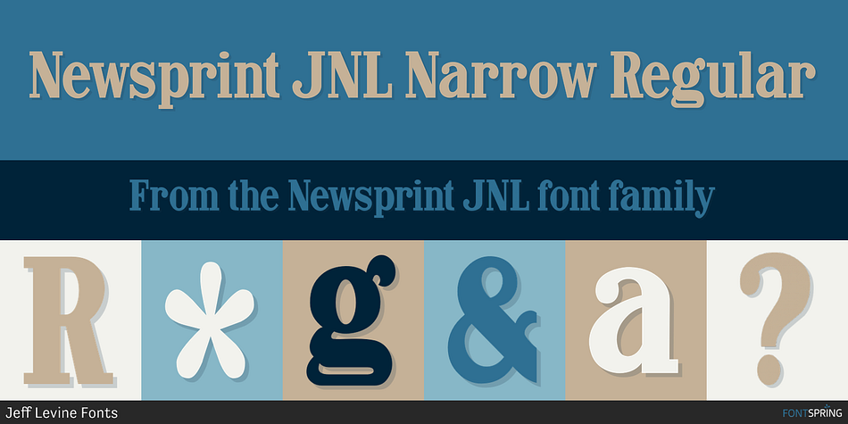 Newsprint JNL Font