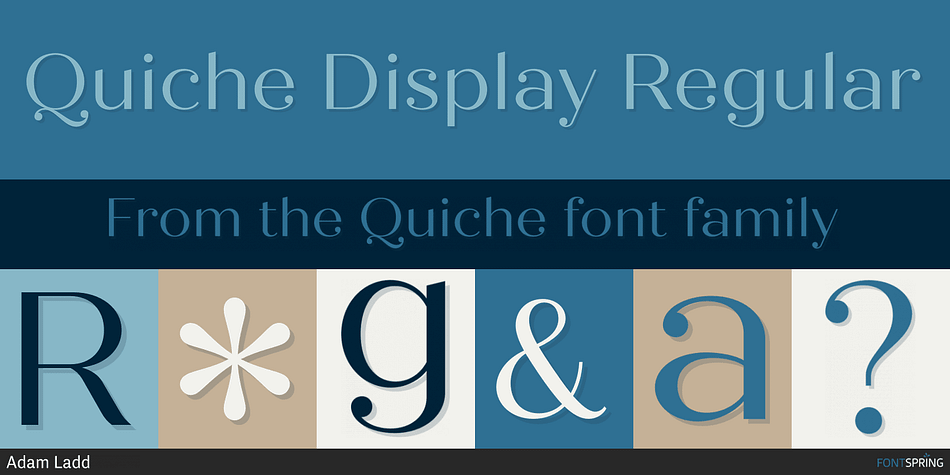 Quiche Display Font