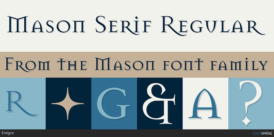 Mason Serif Font