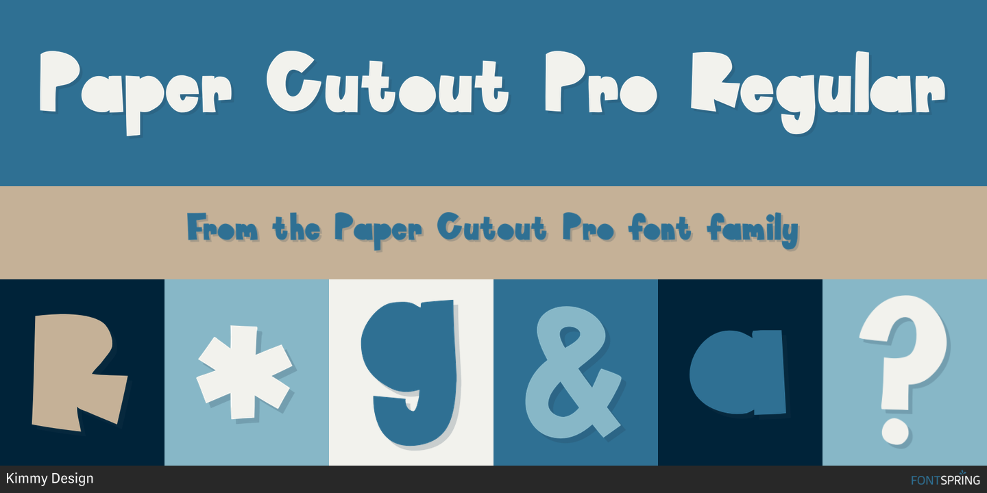 Fonts similar to Paper Cutout Pro