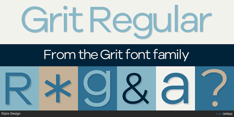Grit Regular Font