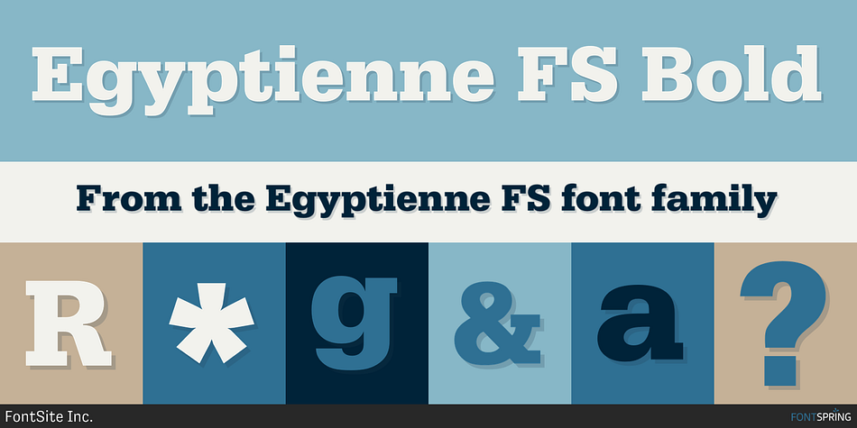 Egyptienne FS Font Family by FontSite Inc. - Fontspring