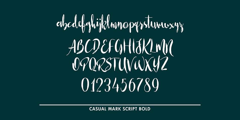 Casual Mark Script Font | Fontspring