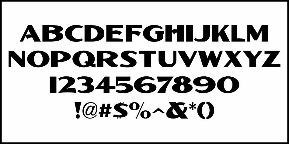 Sign Lettering JNL Font