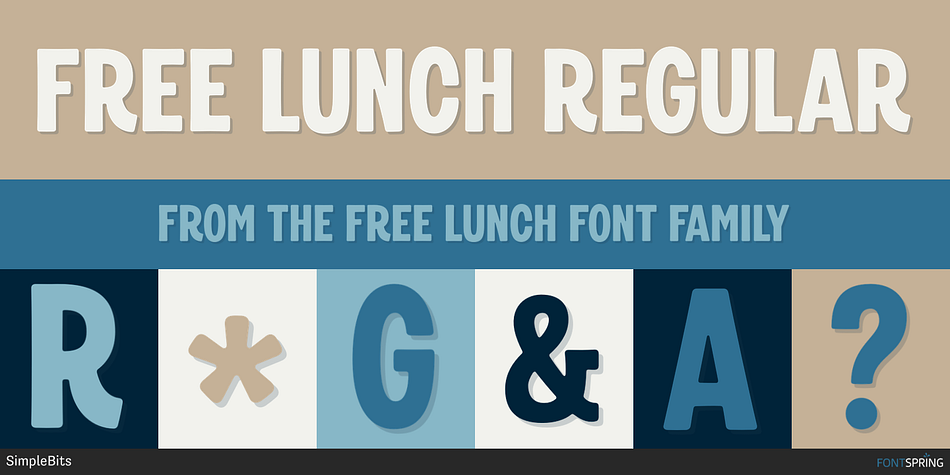 Free Lunch Regular Font
