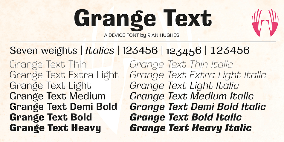 Grange Text Font