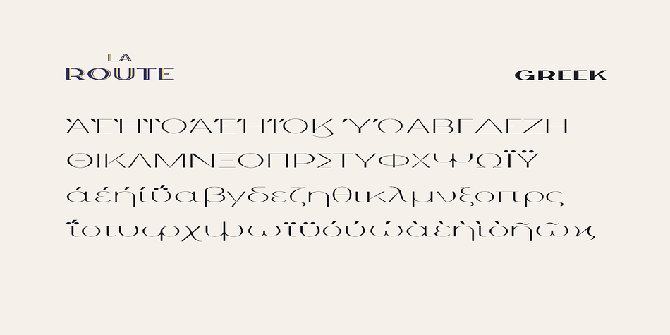 La Route Font