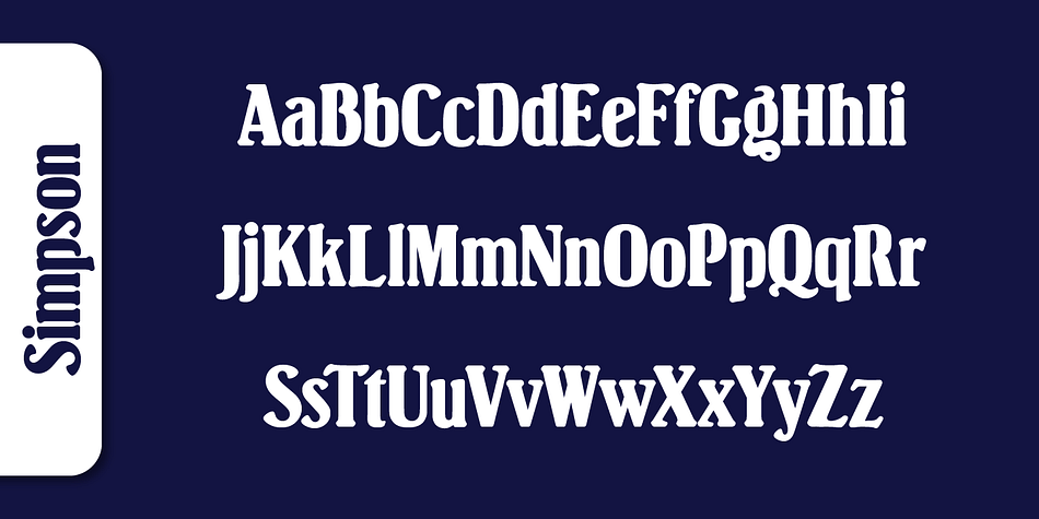 Simpson Pro Font