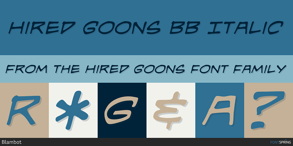 Hired Goons Font