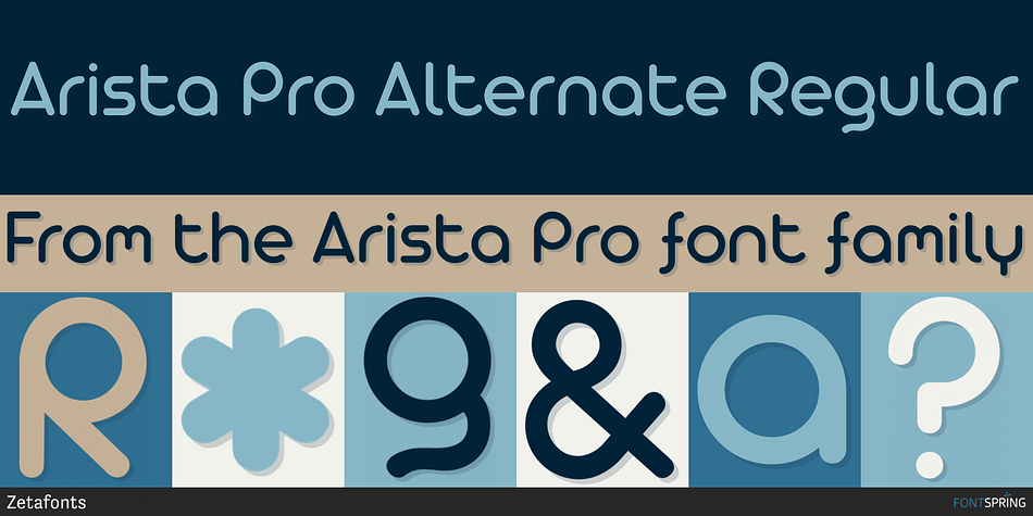Arista Pro Alternate Font