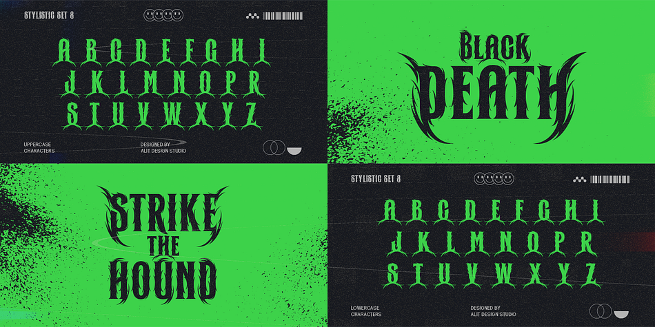 Metal Thorn Font