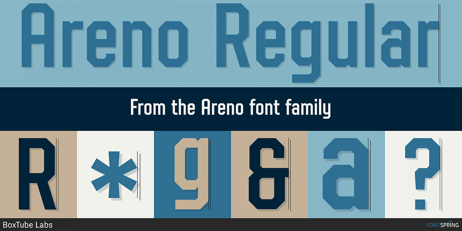 Areno Regular Font