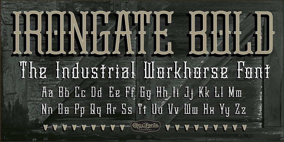 Irongate Font