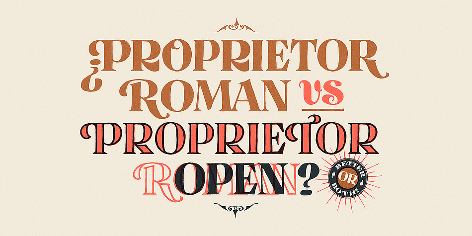 Proprietor Font
