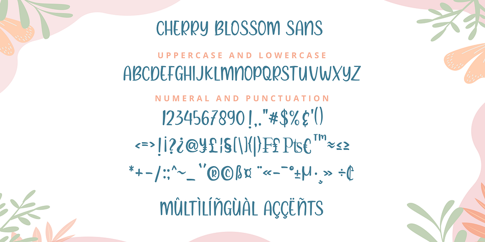 Cherry Blossom Font