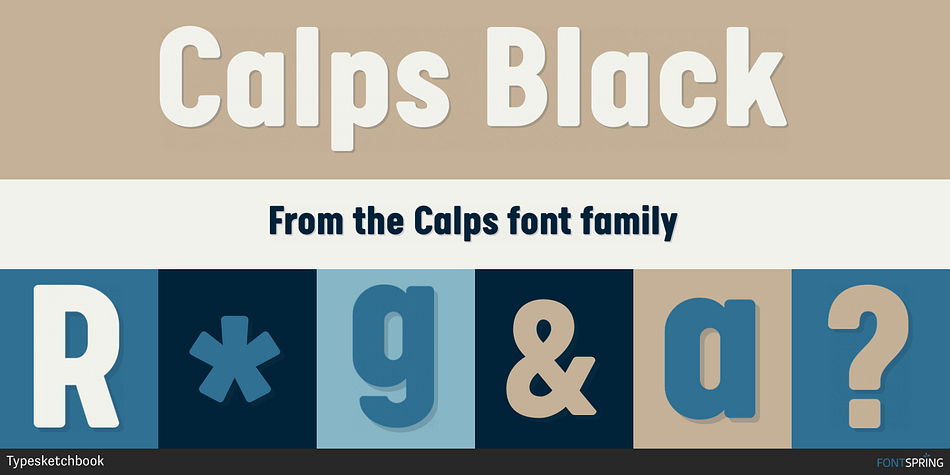 Calps Black Font