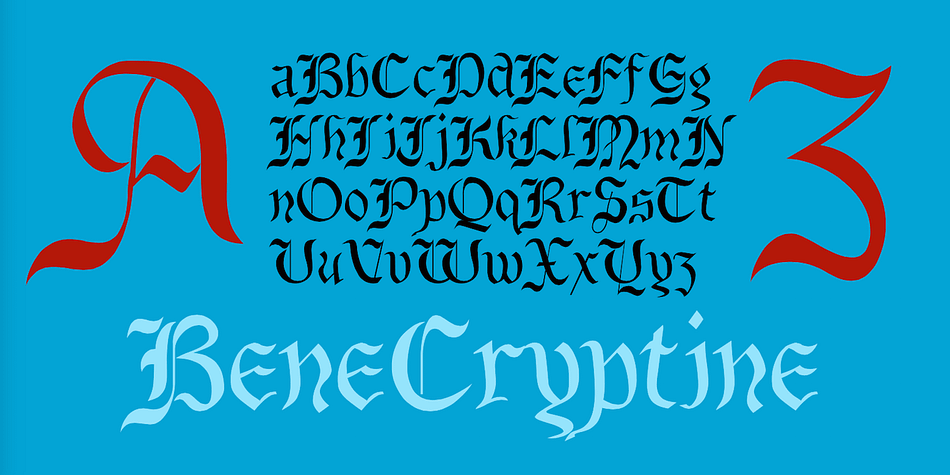 BeneCryptine Font