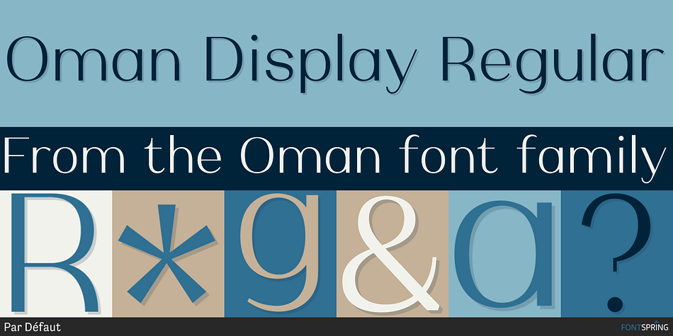 Oman Display Regular Font