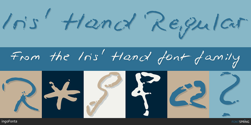 Iris’ Hand Regular Font