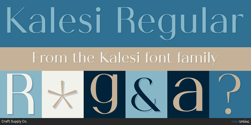 Kalesi Regular Font