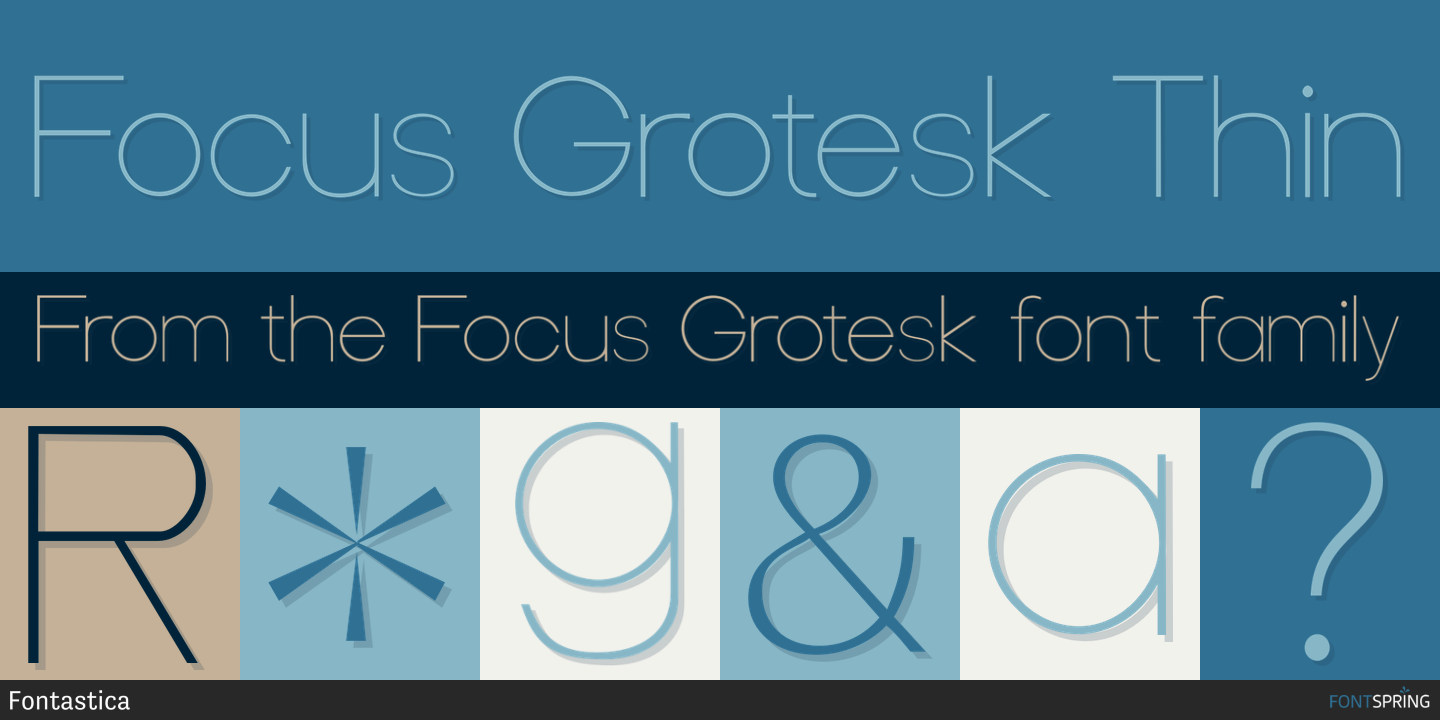 Fonts similar to Focus Grotesk