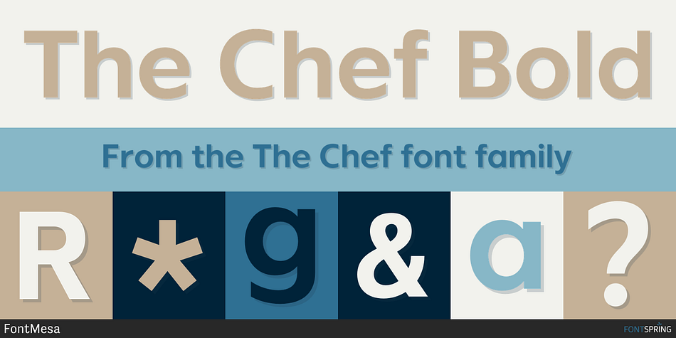 The Chef Bold Font