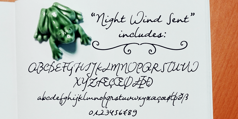 Night Wind Sent Font