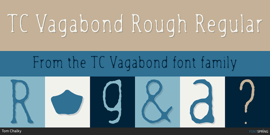 TC Vagabond Rough Regular Font