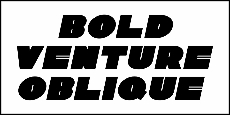 Bold Venture JNL Font