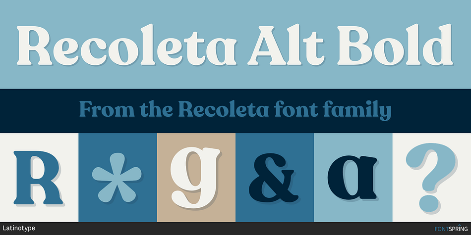Recoleta Alt Font