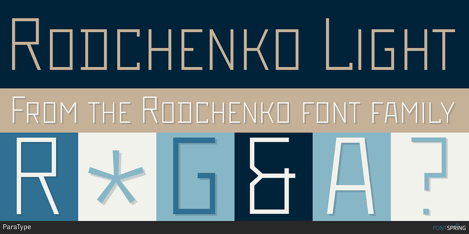 Rodchenko Font