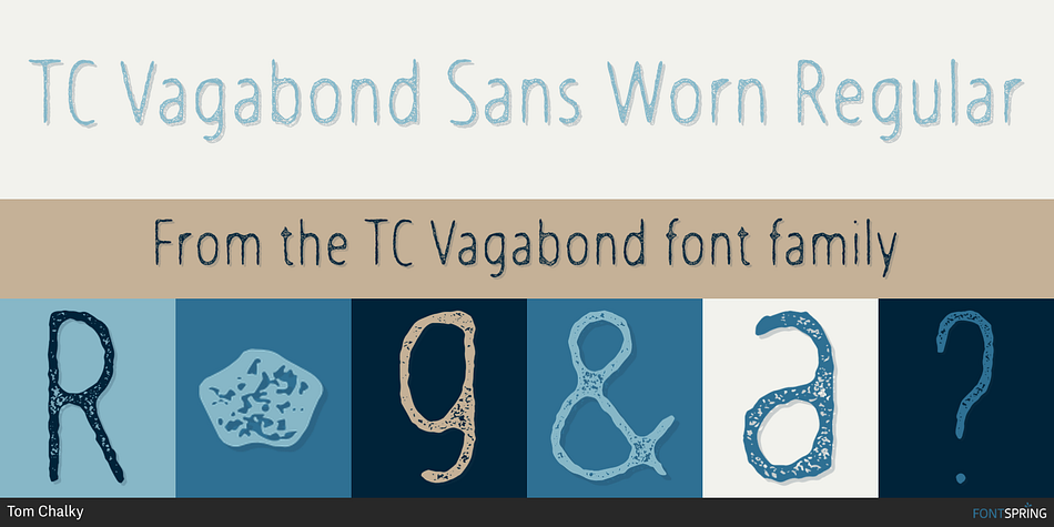 TC Vagabond Sans Worn Regular Font