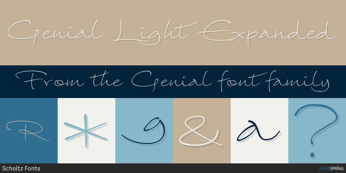 Genial Font