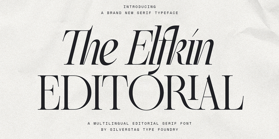 SLTF The Elfkin Editorial Font