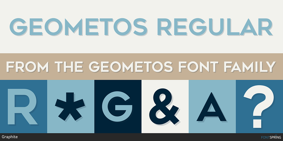 Geometos Regular Font