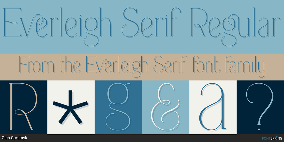 Everleigh Serif Regular Font