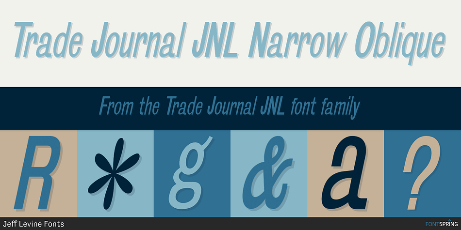 Trade Journal JNL Font