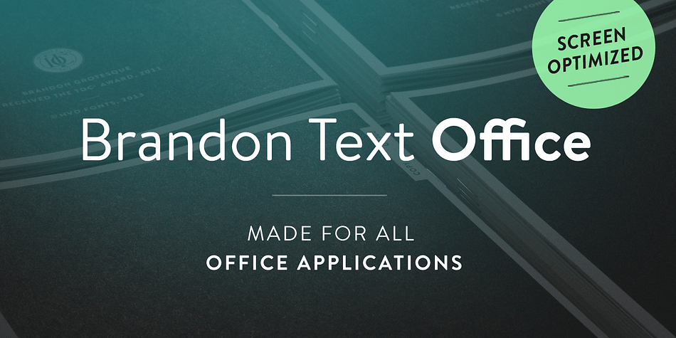 Brandon Text Office Font