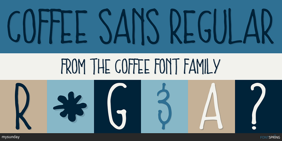 Coffee Sans regular Font