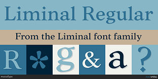 Fonts similar to Liminal