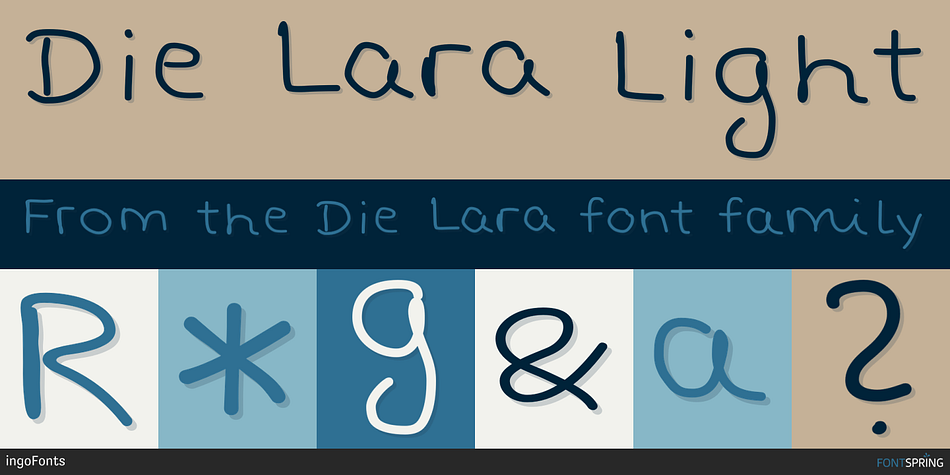 Die Lara Light Font