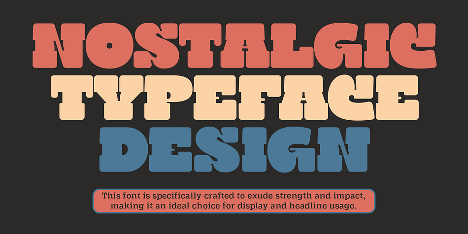 Strong Display Font